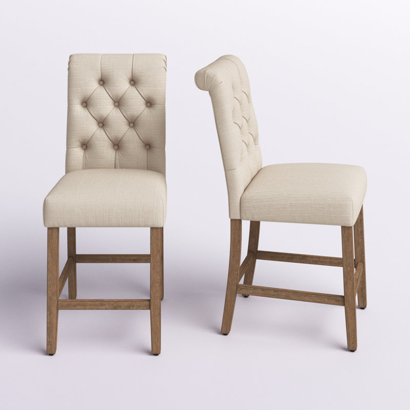 Lark Manor Alsadig Solid Wood Stool & Reviews | Wayfair